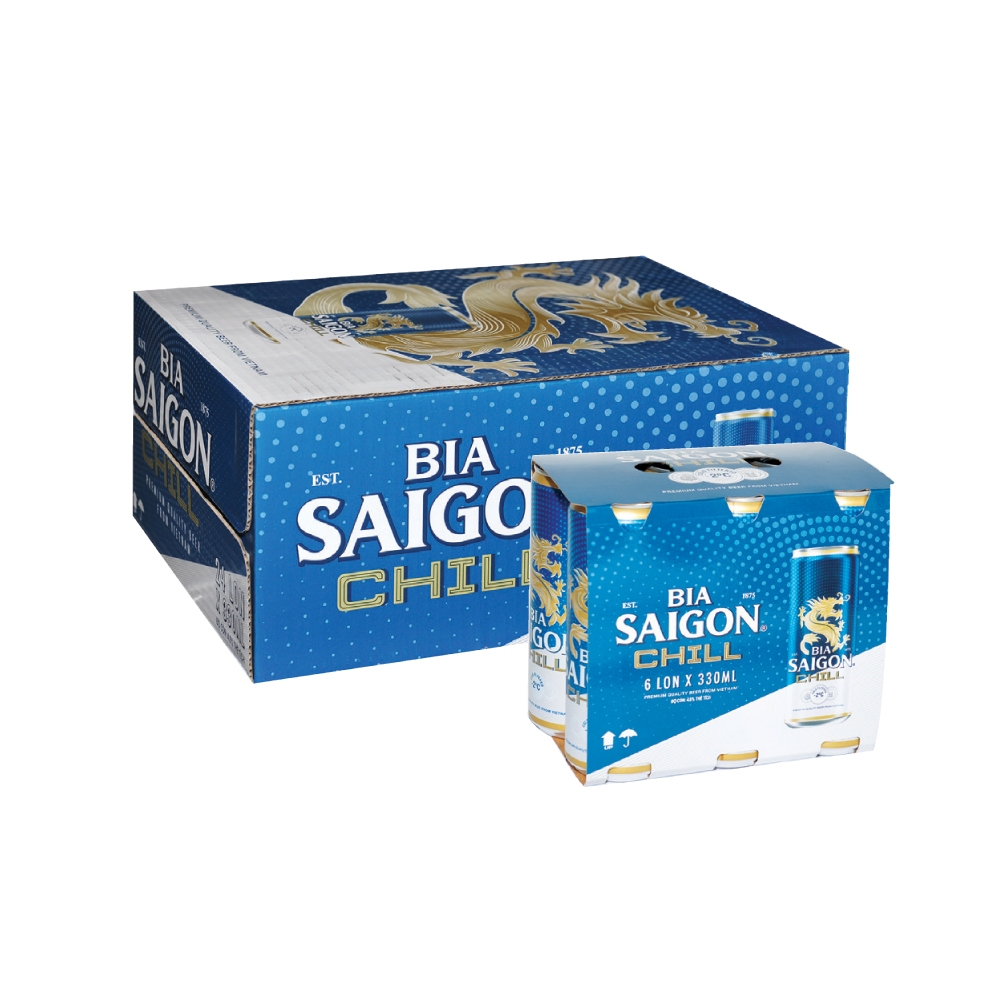 Bia SAIGON Chill lon 330ml | Shopee Việt Nam