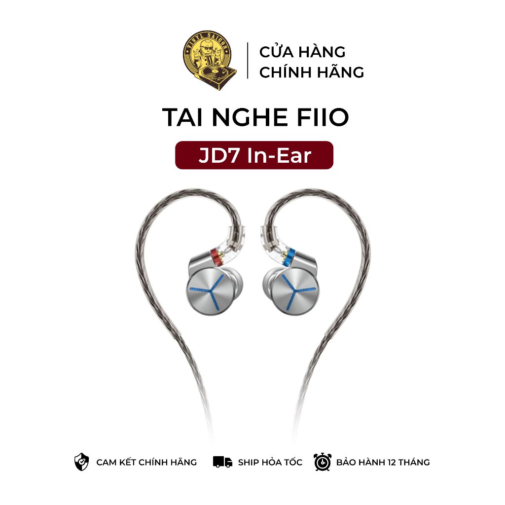 Tai nghe nhét tai FiiO JD7 inear headphone - Bảo hành 12 tháng | Shopee Việt Nam
