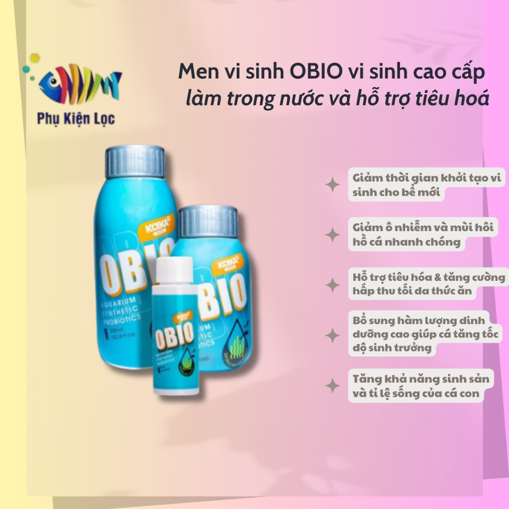 Men vi sinh OBIO vi sinh cao cấp làm trong nước và hỗ trợ tiêu hoá ...