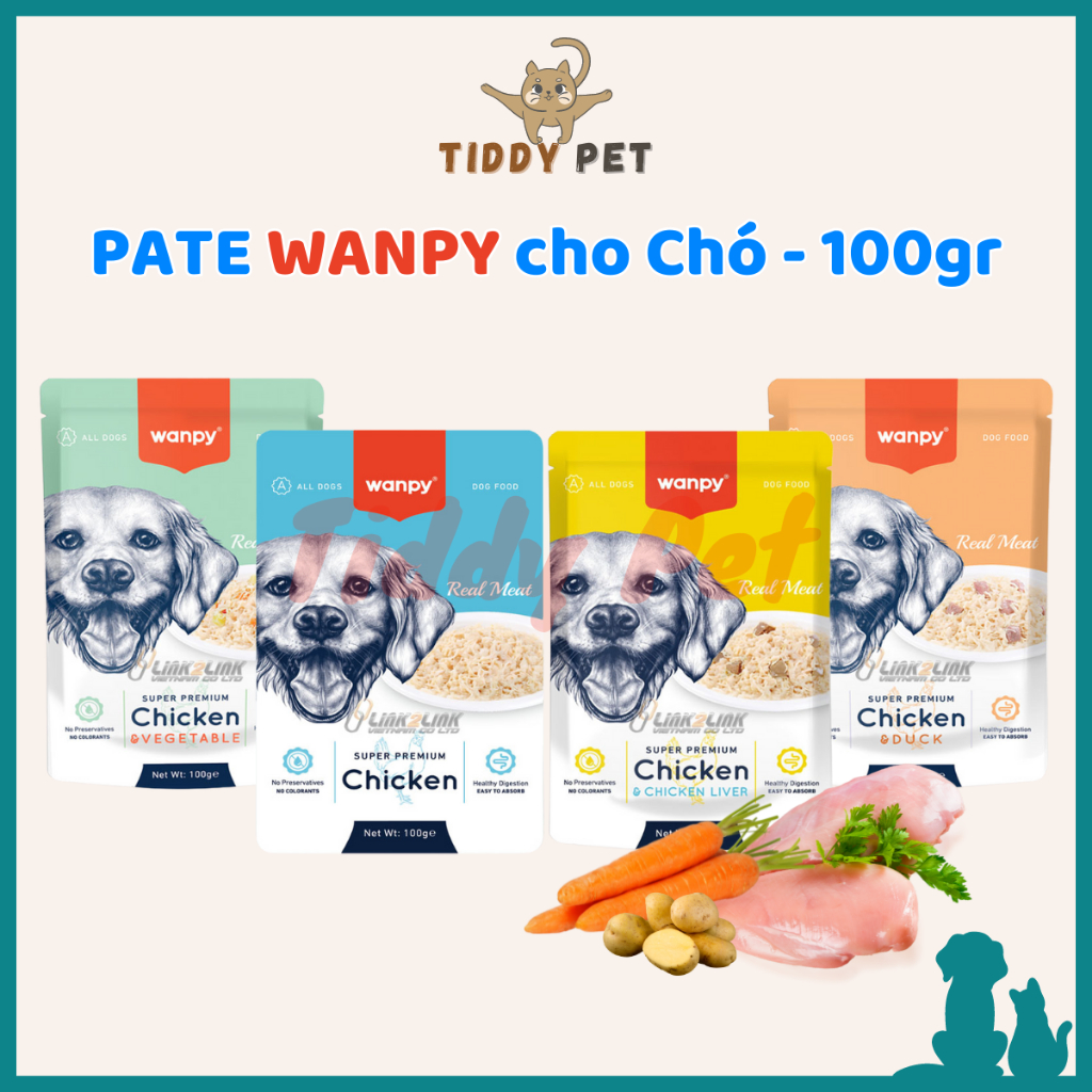 Pate Wanpy Cho Chó Gói 100gr [Hàng chính hãng] | Shopee Việt Nam