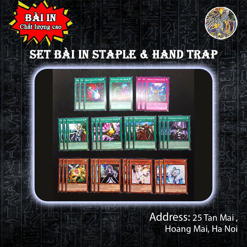 [Bài in Yu-gi-oh] Set bài in (04) - Staple & Hand Trap | Shopee Việt Nam