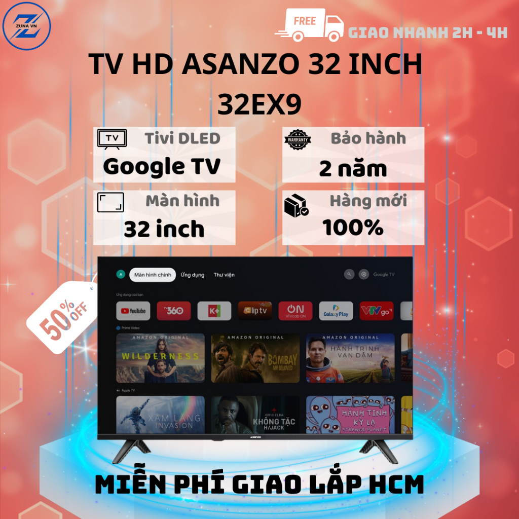 Smart Tivi Asanzo 32 inch 32EX9 - Bảo hành chính hãng 24 tháng | Shopee Việt Nam