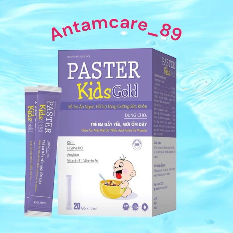 Paster Kids Gold Tăng sức đề kháng, Kích thích ăn ngon, ngủ tốt, dạng ...
