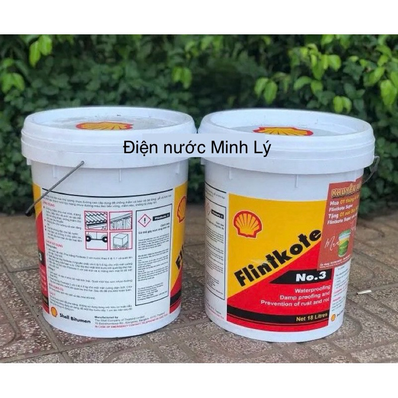 Flintkote No.3 Thùng 18L - Chống thấm gốc Bitum, Màng chống thấm đàn ...