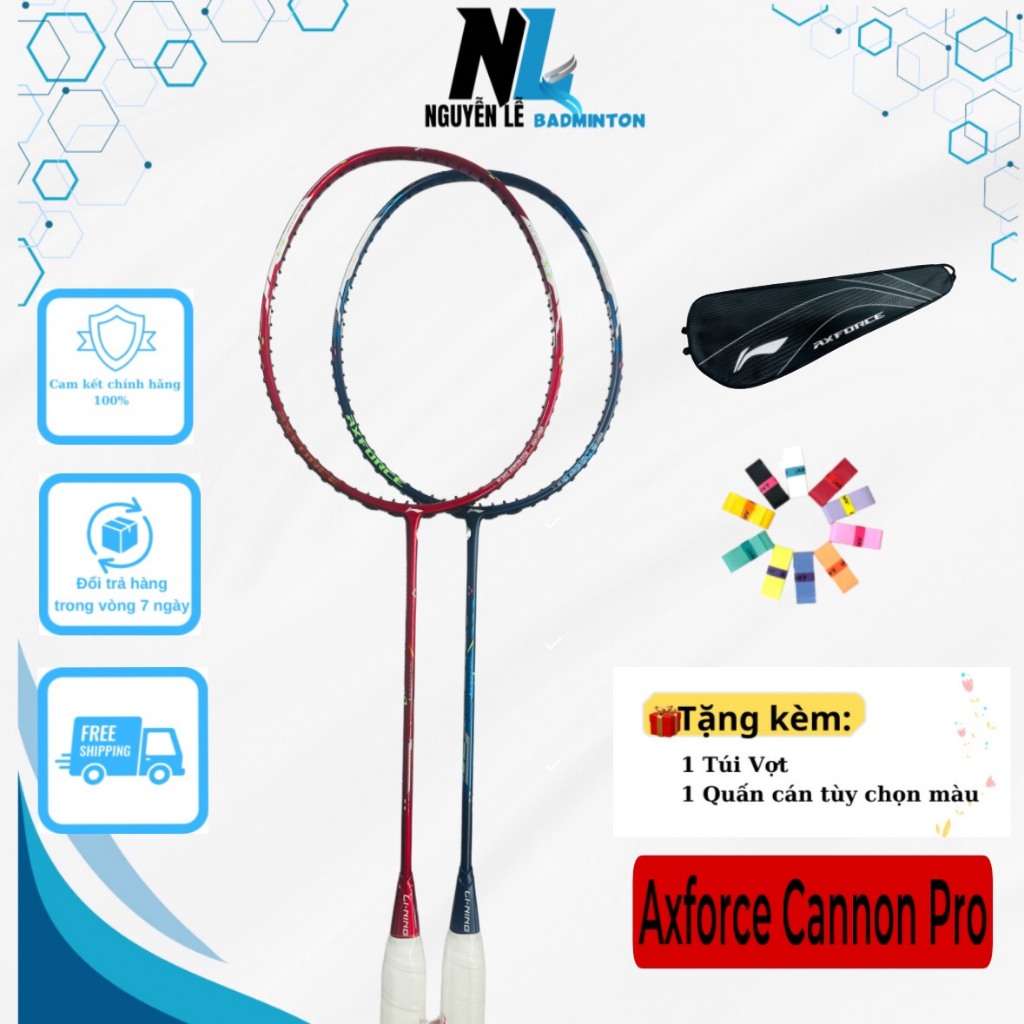 Vợt Cầu Lông Lining Axforce Cannon Pro Đỏ, Xanh Chính Hãng | Shopee ...
