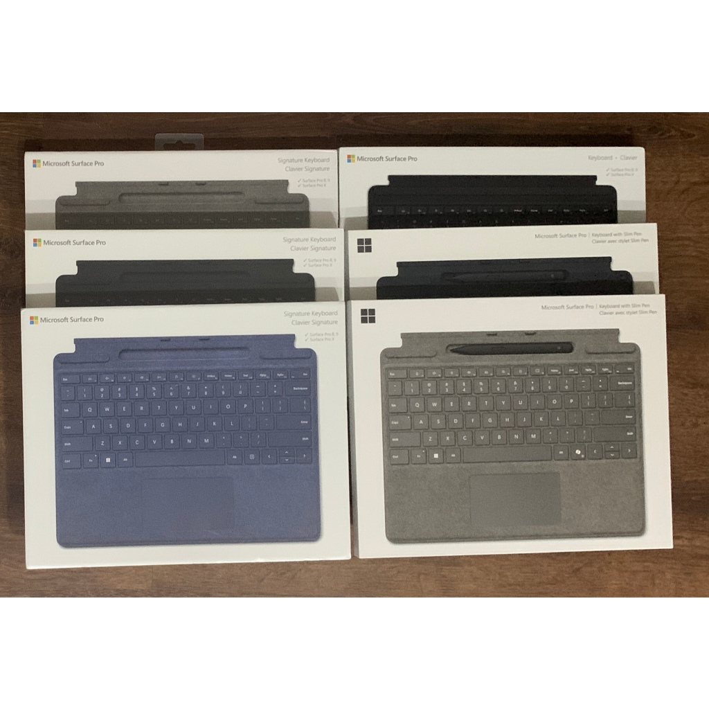 Bàn phím Microsoft mới cho Surface Pro 11, 10, 9, 8, Pro X, Type Cover ...