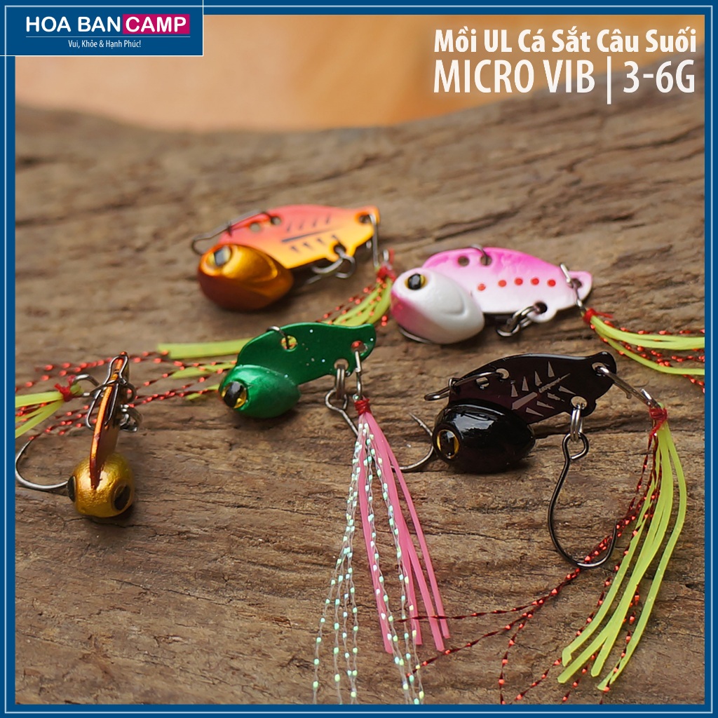 Mồi UL Cá Sắt Micro VIB Câu Suối | 3-6g | Shopee Việt Nam