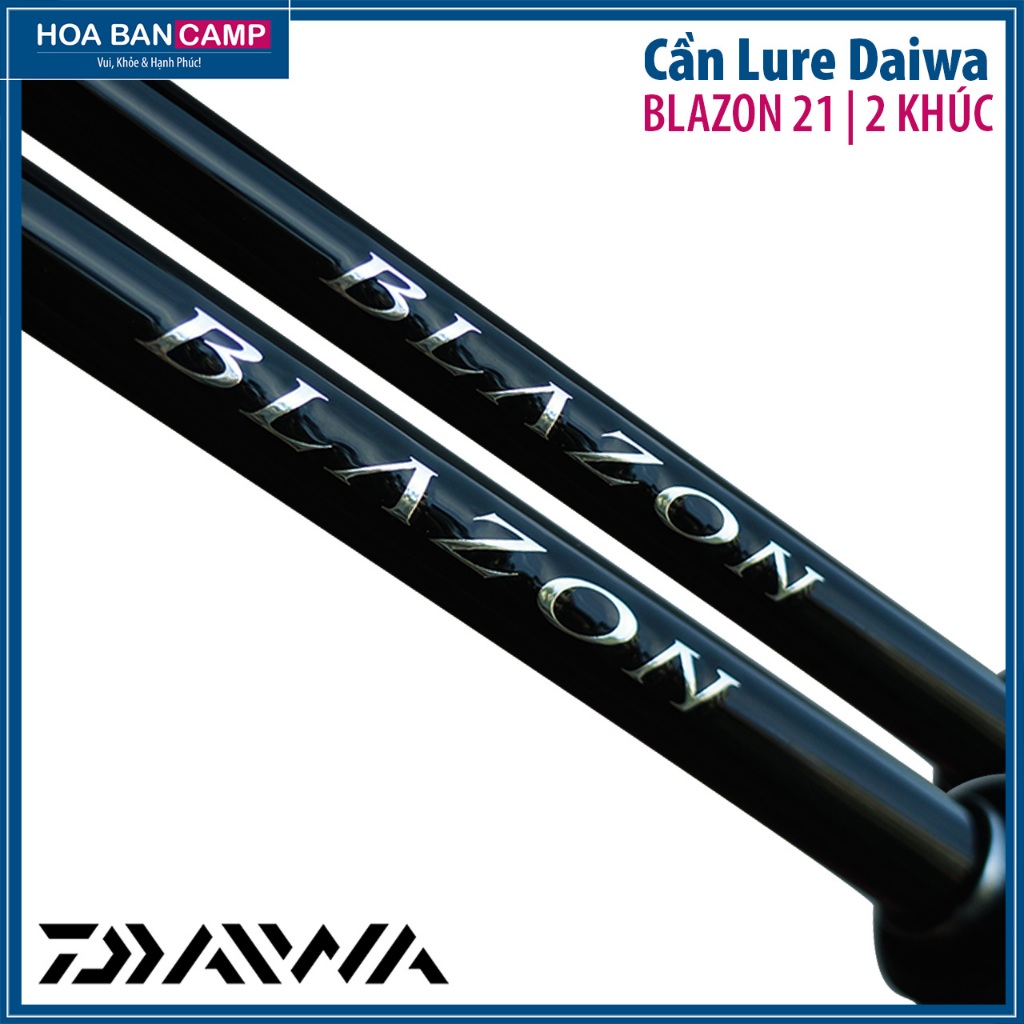 Cần Lure Daiwa Blazon 21 | 2 Khúc - Megatop, Braiding-X, Pad Máy AirSensor, Khoen Fuji Alconite ...