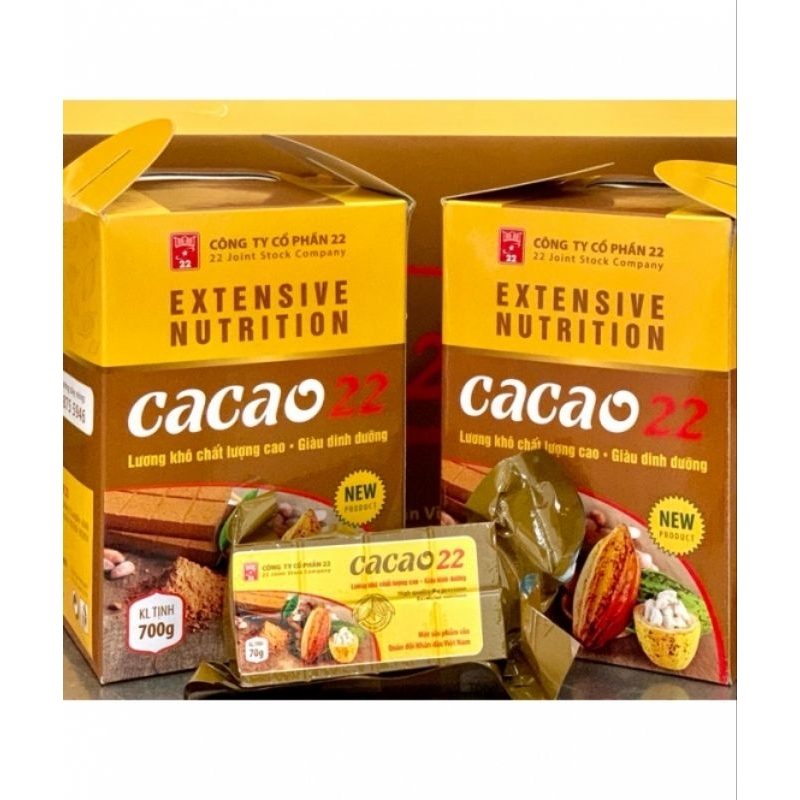 LƯƠNG KHÔ CACAO CÔNG TY 22 – HỘP 10 GÓI | Shopee Việt Nam