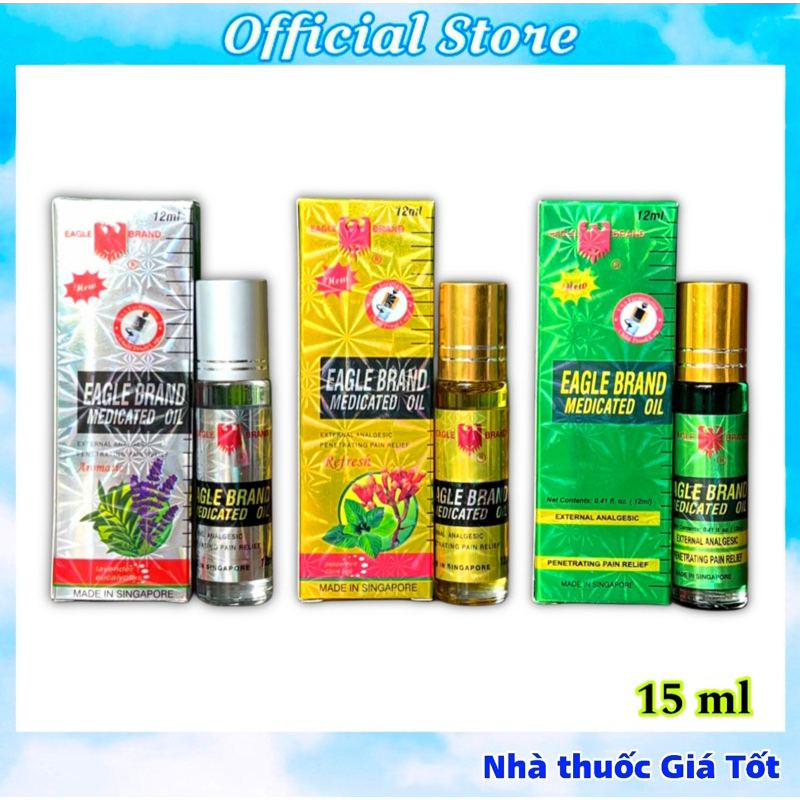Dầu Lăn Con Ó Hàng Nội Địa Mỹ Chai 12ml | Shopee Việt Nam