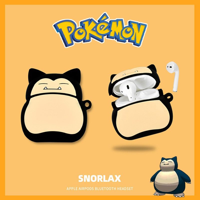 Vỏ Ốp Airpod 2 3 Pro Pro 2 Snorlax Pokemon kèm móc khóa, Case Airpods ...