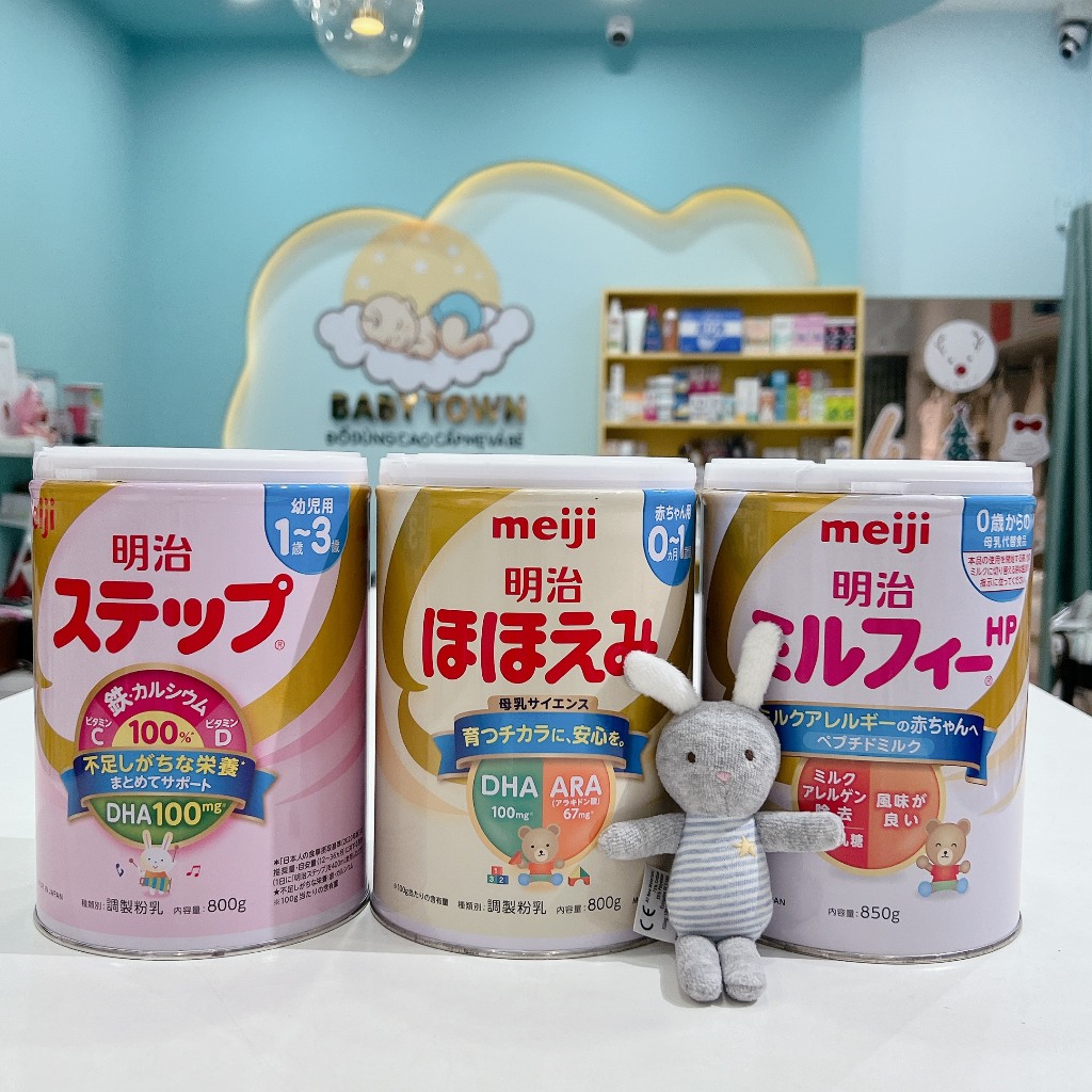 Sữa Meiji Lon Nội Địa Nhật 800gr , Meiji HP 850gr (Date mới nhất ...