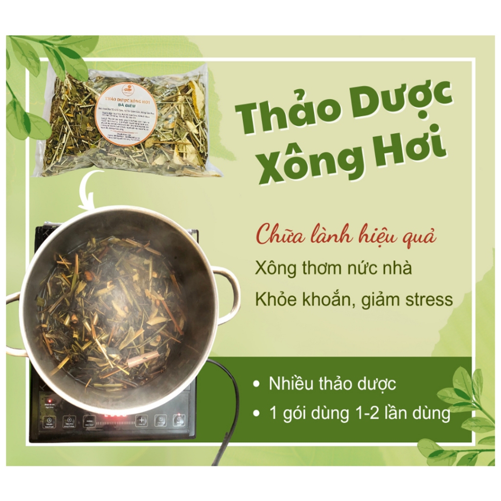 Thảo Dược Xông Hơi - Lá Xông Hơi Giải Cảm - Xông Hơ Sau Sinh - Gói Xông Hơi - Gói Xông Cảm Thải ...
