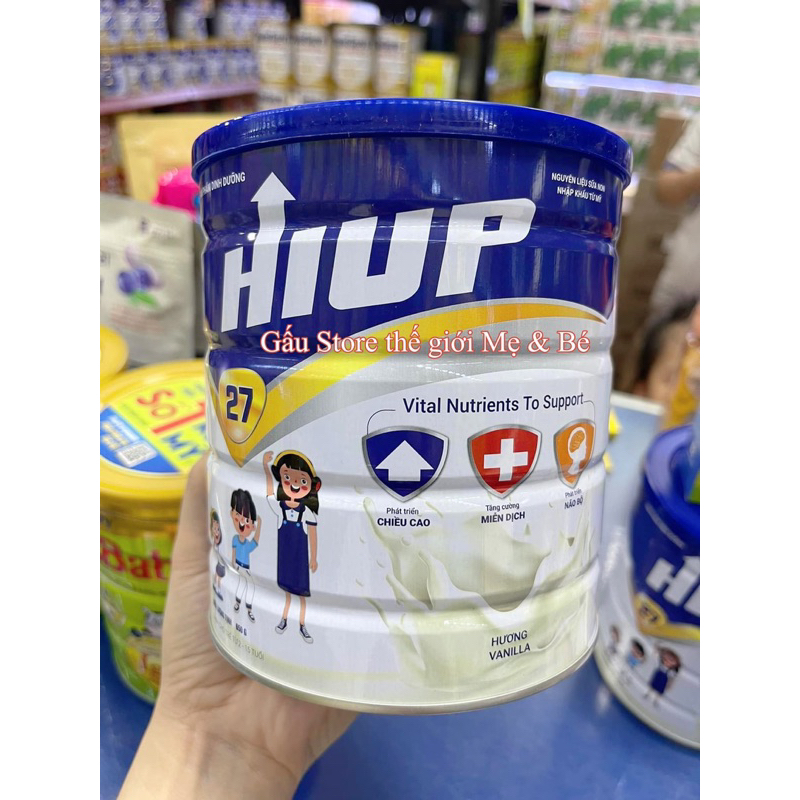 (Combo 4 Hộp tặng 1 vitamin) Hiup 650 tăng chiều cao cho bé (date mới ...