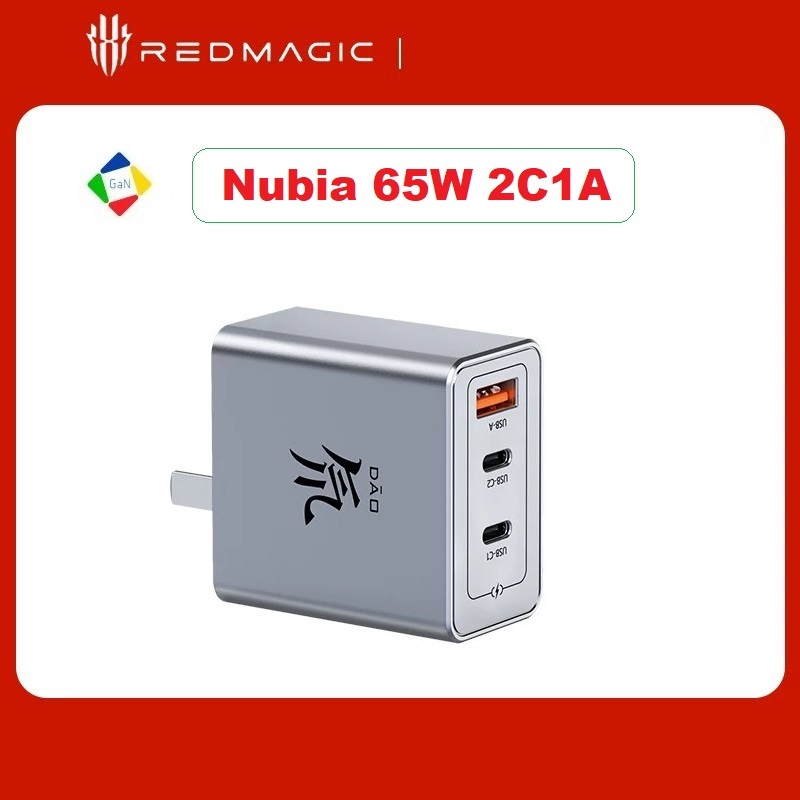 Củ Sạc Nubia DAO 65W 2C1A PA0235 | Max 3 Cổng GaN 3 Pro Neo PD 3.0 QC 3.0 PPS | Shopee Việt Nam
