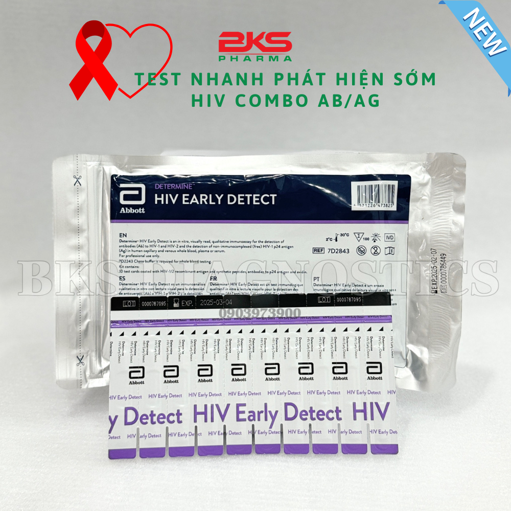 Test nhanh HIV Alere Determine Combo phát hiện sớm HIV nguyên gói 100 ...