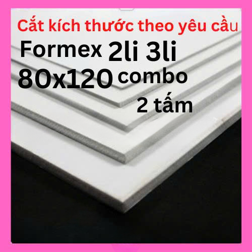 Combo Bìa mô hình formex 80cmx120cm - 2mm 3mm (Bìa làm handmade,quảng ...