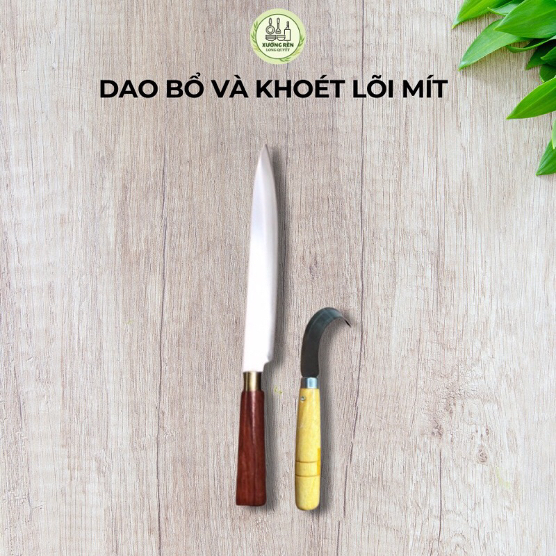 Dao bổ mít và dao khoét lõi mít hàng thép không rỉ | Shopee Việt Nam