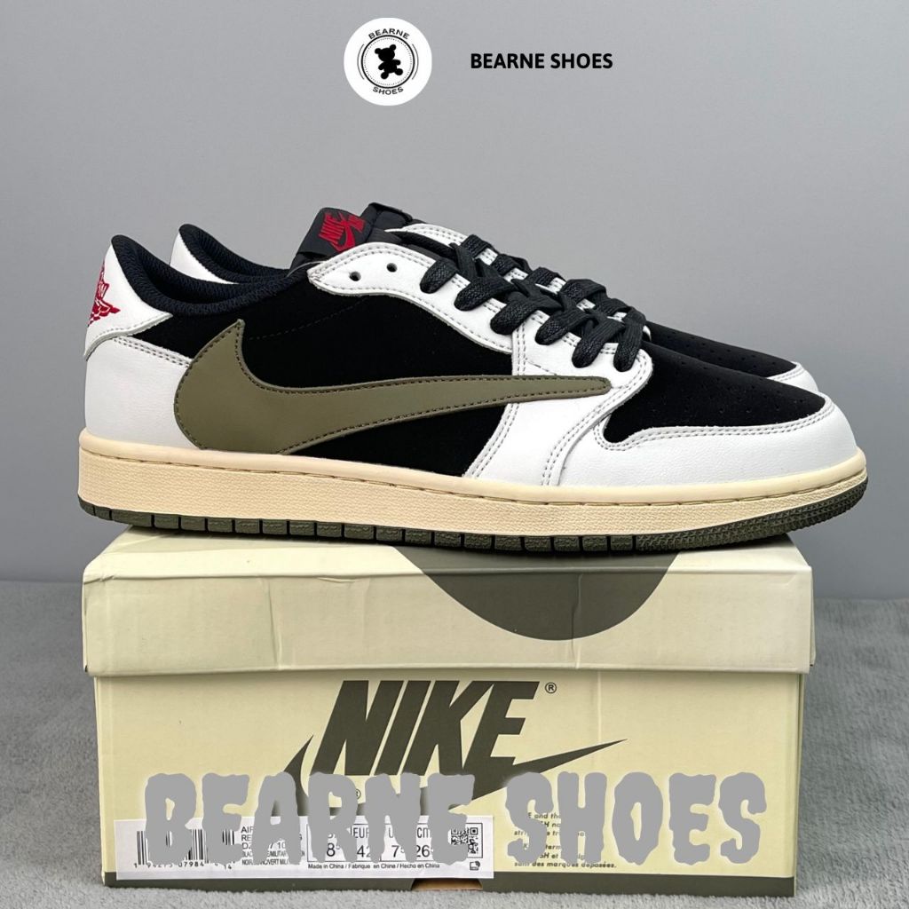 Giày Air Jordan 1 Low Travis Scott OG SP Olive DZ4137-106 "Da Phấn ...