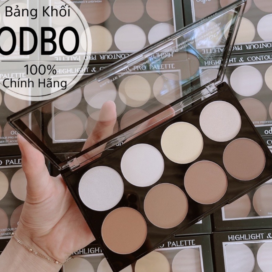 Bảng Tạo Khối Odbo 8 ô Highlight & Contour Pro Palette [Chính Hãng ...