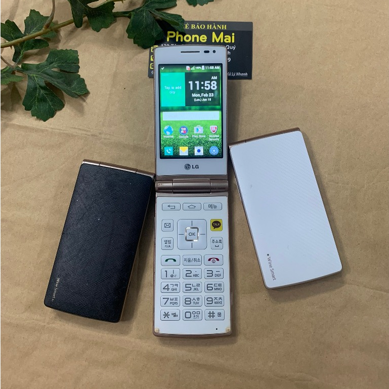 Điện thoại nắp gập LG Wine Smart F480L, T480K 1 Sim 4G - Máy đẹp 95% - 98% - wifi, màn hình cảm ...
