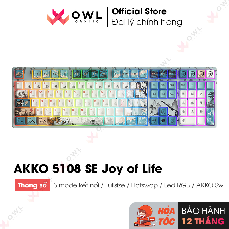 Bàn phím AKKO 5108 SE Joy of Life (Hàng chính hãng) | Shopee Việt Nam