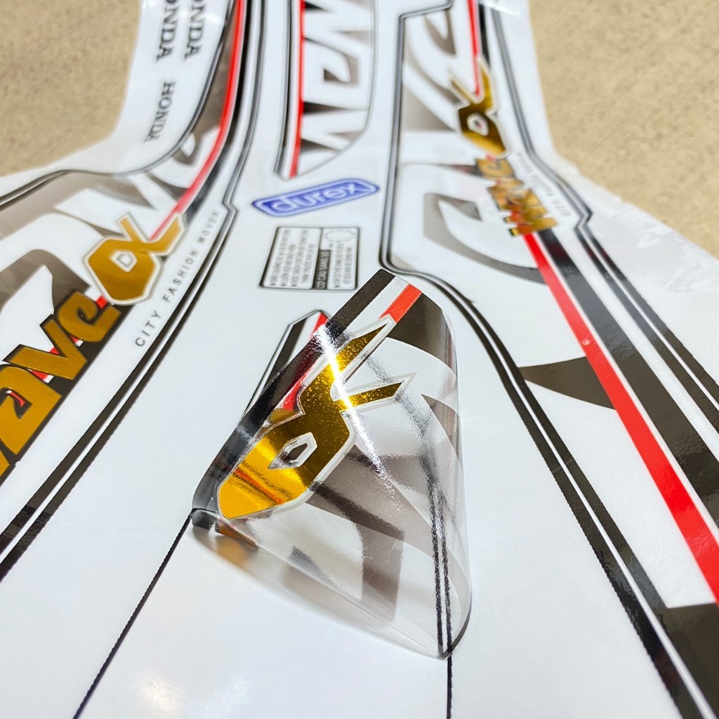 Tem Xe Wave Tem Wave 2010 Ghép Crom Nền Trong Suốt Dán Cho Wave 50/100 ...