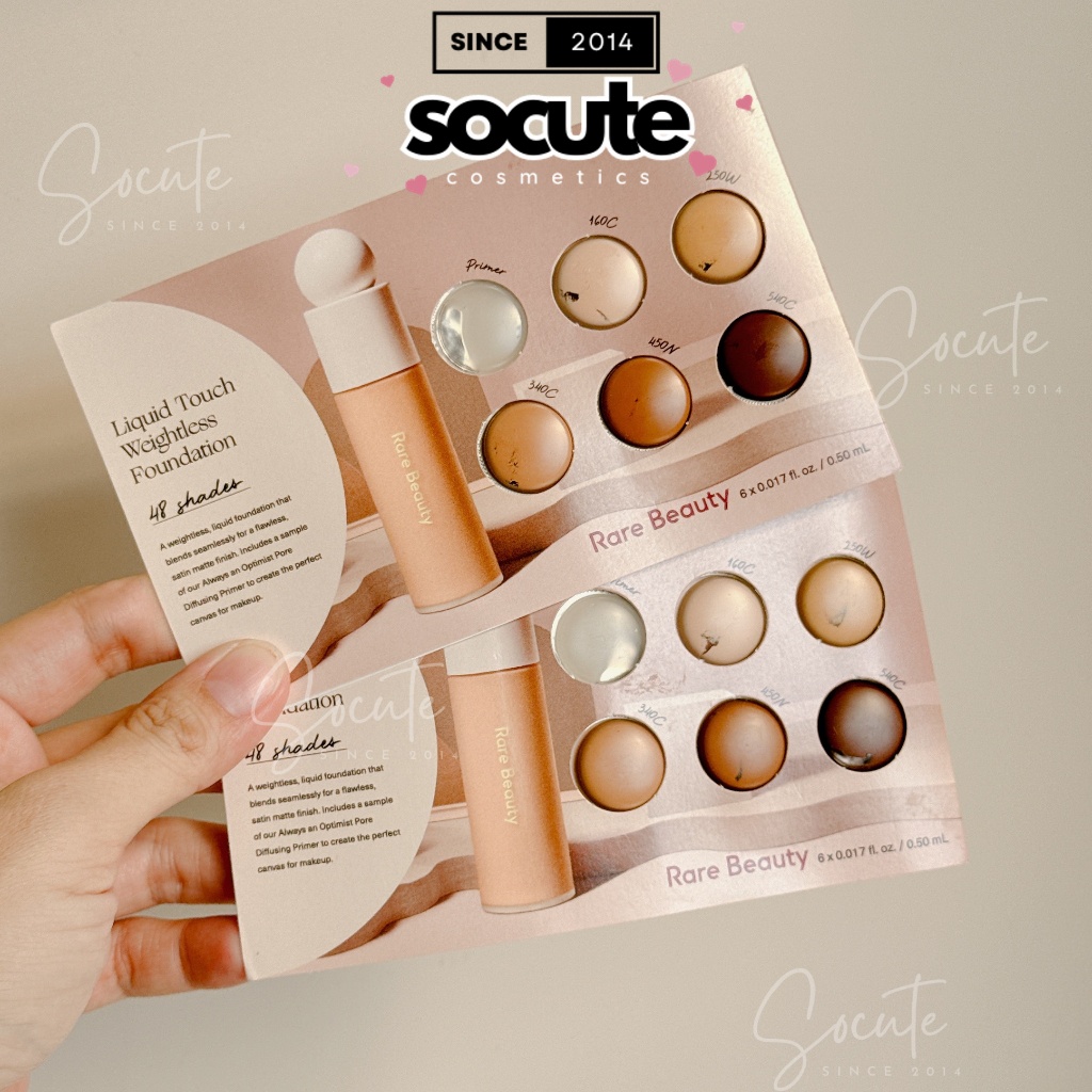 Sample Kem Nền Rare Beauty Liquid Touch Weightless Foundation | Shopee ...