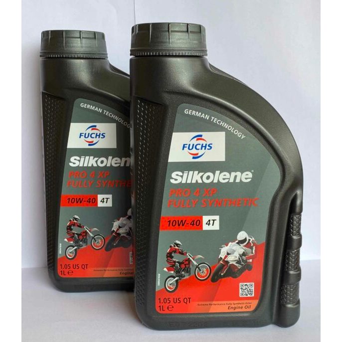 Nhớt Fuchs Silkolene Pro 4 10W40 5W40 10W30 và 10W50 cho xe số tay côn | Shopee Việt Nam