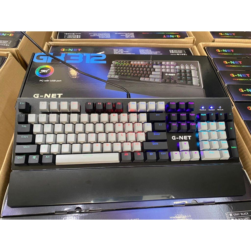 Bàn phím cơ Gnet G-Net GK312 Optical Switch - Chống Nước | Shopee Việt Nam