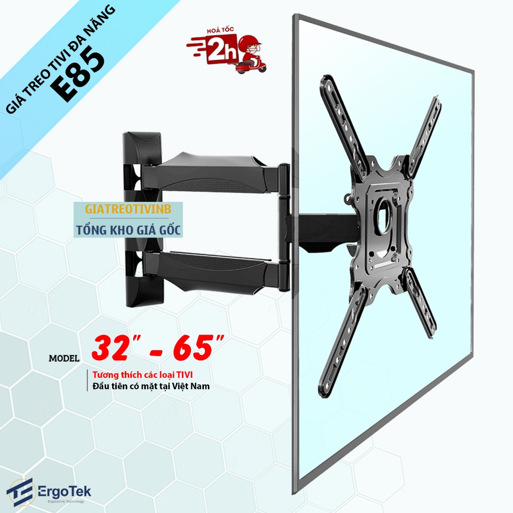 Giá Treo Tivi Đa Năng ErgoTek E85 32 - 65 Inch / Khung Treo Tv Xoay Góc ...