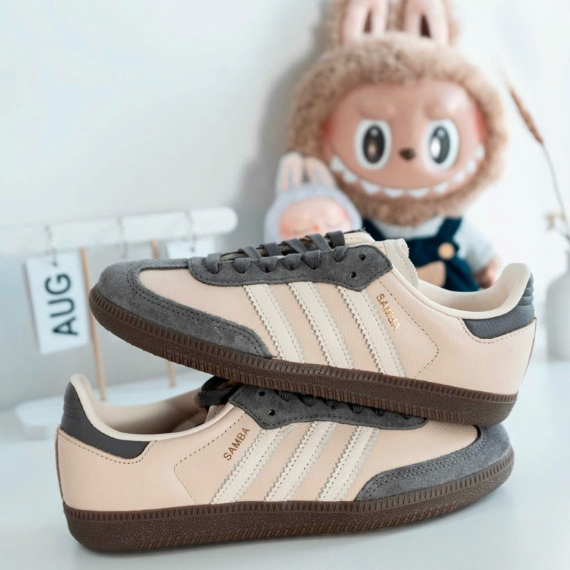Chính Hãng Giày Adidas Samba OG Crystal Sand Charcoal JI4210 shop Binh ...