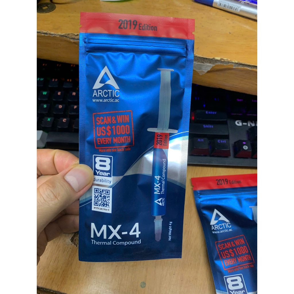 Keo tản nhiệt Arctic MX44 4gram 8gram - 20gram, keo tản nhiệt CPU GPU ...