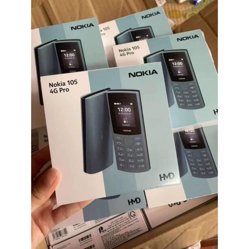 Nokia 105 4G Pro Hàng chính hãng Nguyên hộp Đầy đủ phụ kiện Sạc Pin Loa ...