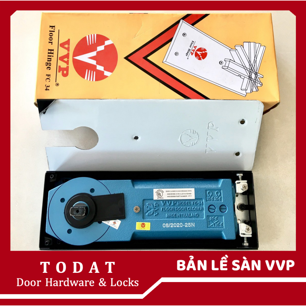 Bản lề sàn (Bản Lề Thuỷ Lực) FC34 - VVP Glass Door Floor Springs | Shopee Việt Nam