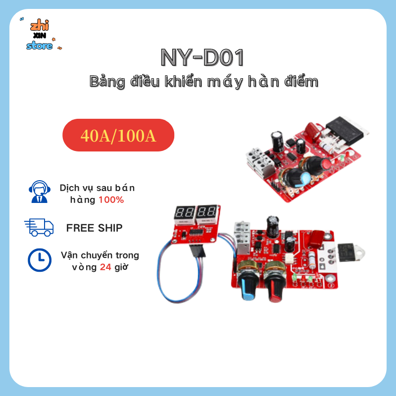 40A/100A mạch hàn cell pin 12v Bảng Điều Khiển Hàn Điện Tử NY-D01 máy hàn điểm | Shopee Việt Nam