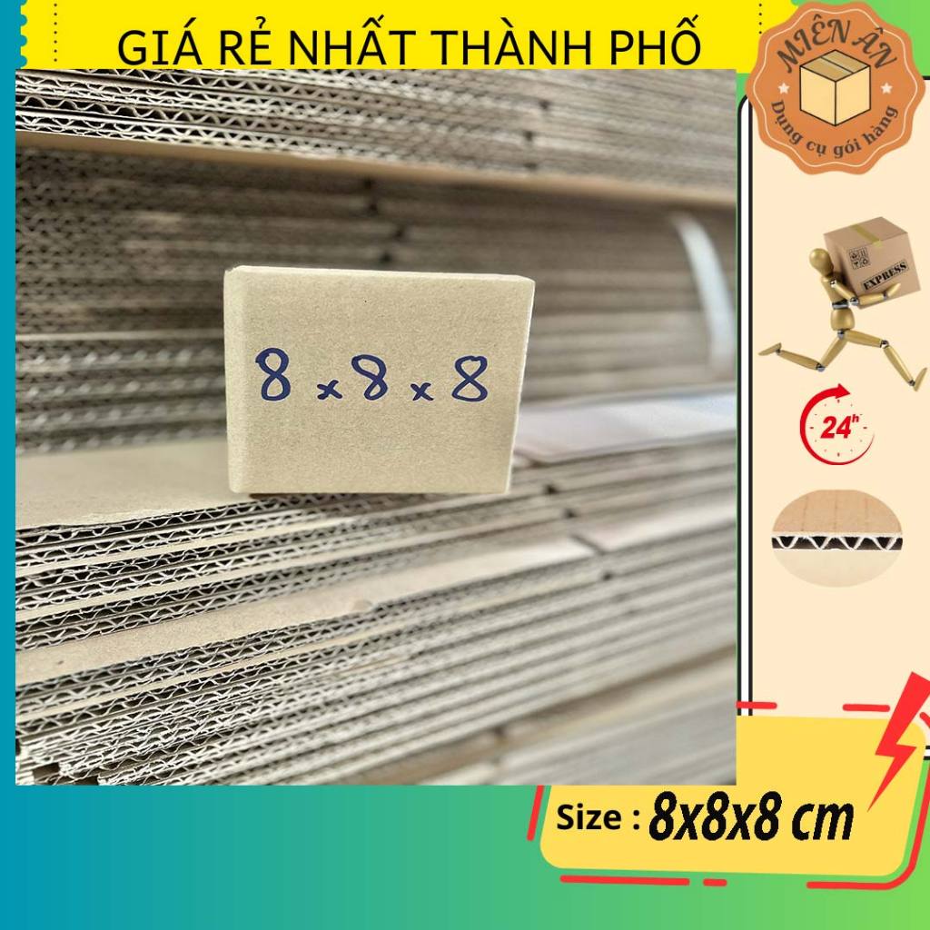 Combo 20 thùng G4 8x8x8 giấy carton gói hàng Everest | Shopee Việt Nam