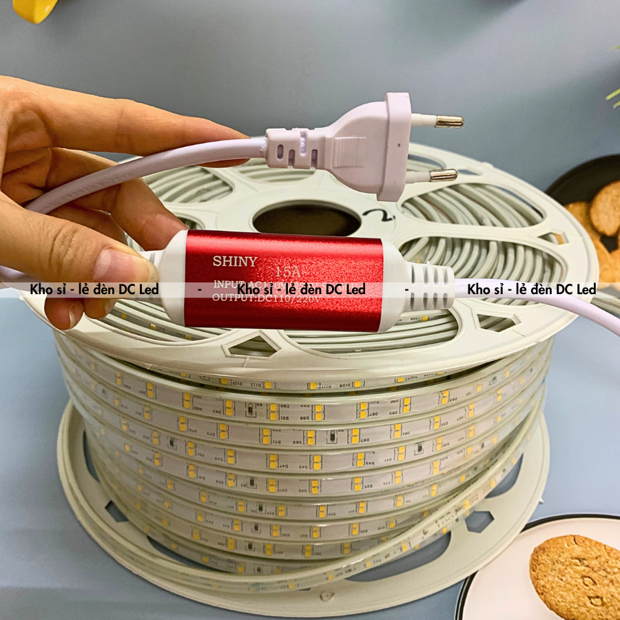 Led Dây 2835 120D(120 mắt led/m) Cuộn 100m. Ánh Sáng Trắng-Vàng ...