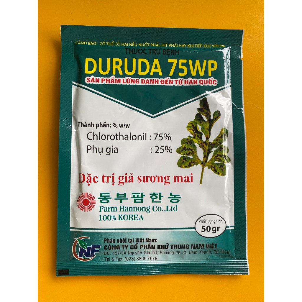 DURUDA 75WP (50gr) - Phòng trừ bệnh giả sương mai | VTNN THẦY TUẤN | Shopee Việt Nam