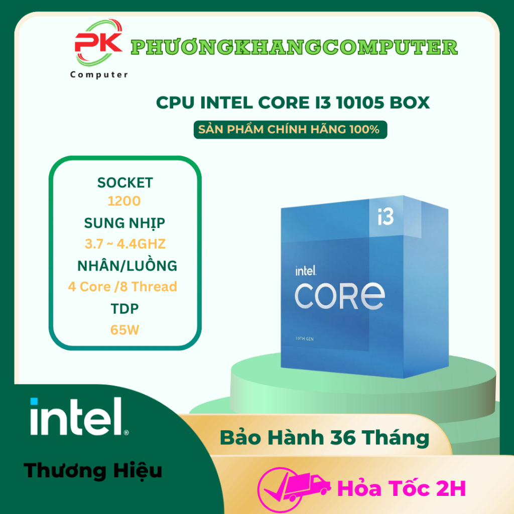 CPU Intel Core i3 10105 (Intel LGA1200 ) I5 10400 / 11400F Box Online | Shopee Việt Nam