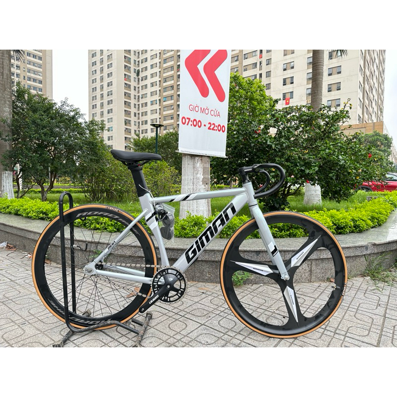 Ib shop nhận giá tốt - Xe Đạp Fixed Gear Giman khung nhôm, bánh trước ...