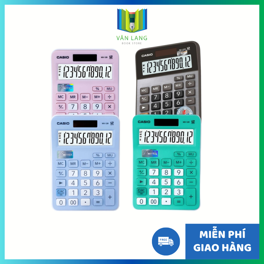 Máy tính Casio MX12B - chính hãng dành cho văn phòng, cửa hàng, shop ...