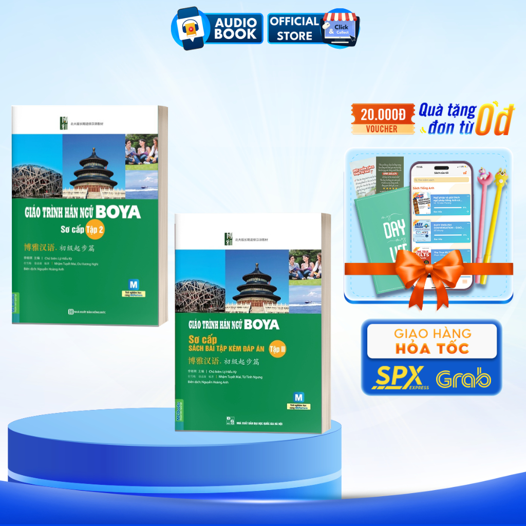 Sách - Giáo Trình Hán Ngữ BOYA Sơ Cấp 2 + Sách Bài Tập Và Đáp Án (Lẻ ...
