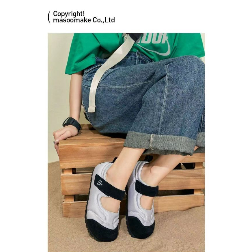 (ORDER) Giày MASOO MAKE dáng VALCRO MARY JANE | Shopee Việt Nam
