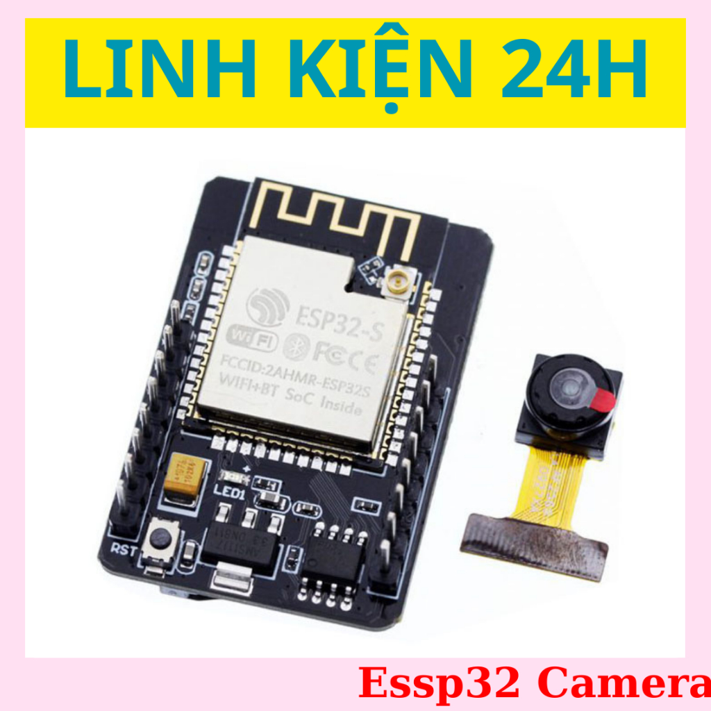 Mạch thu phát Wifi ESP32-CAM - Camera - Espcam | Shopee Việt Nam