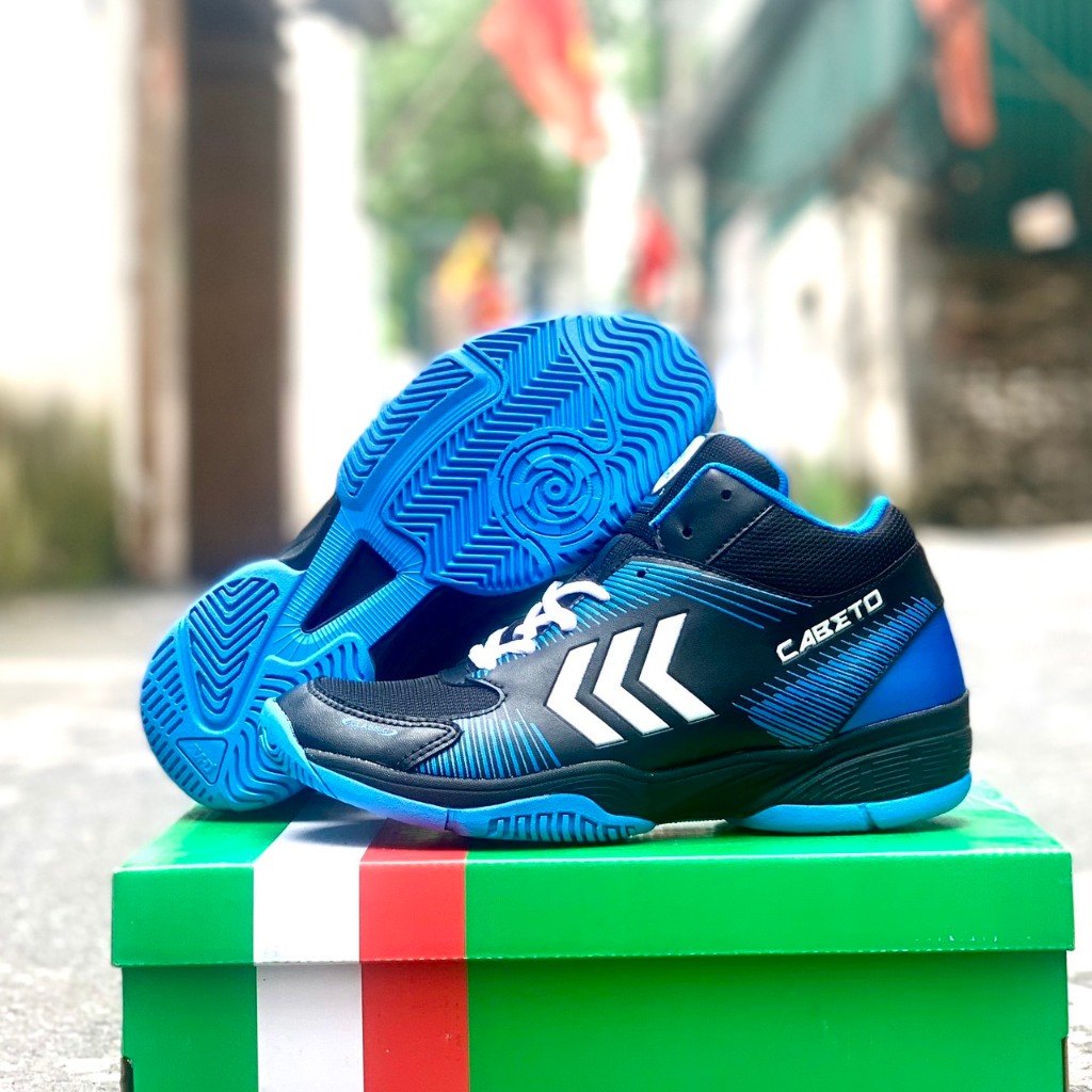 Giày bóng chuyền VHD Cabeto xanh đế kếp cày sân bê tông | Shopee Việt Nam