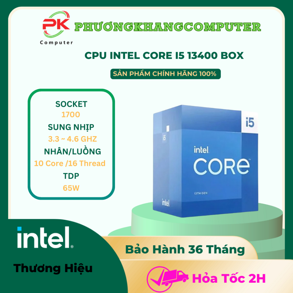 CPU INTEL CORE I3 13100F/ i5 13400 LGA 1700 | Shopee Việt Nam