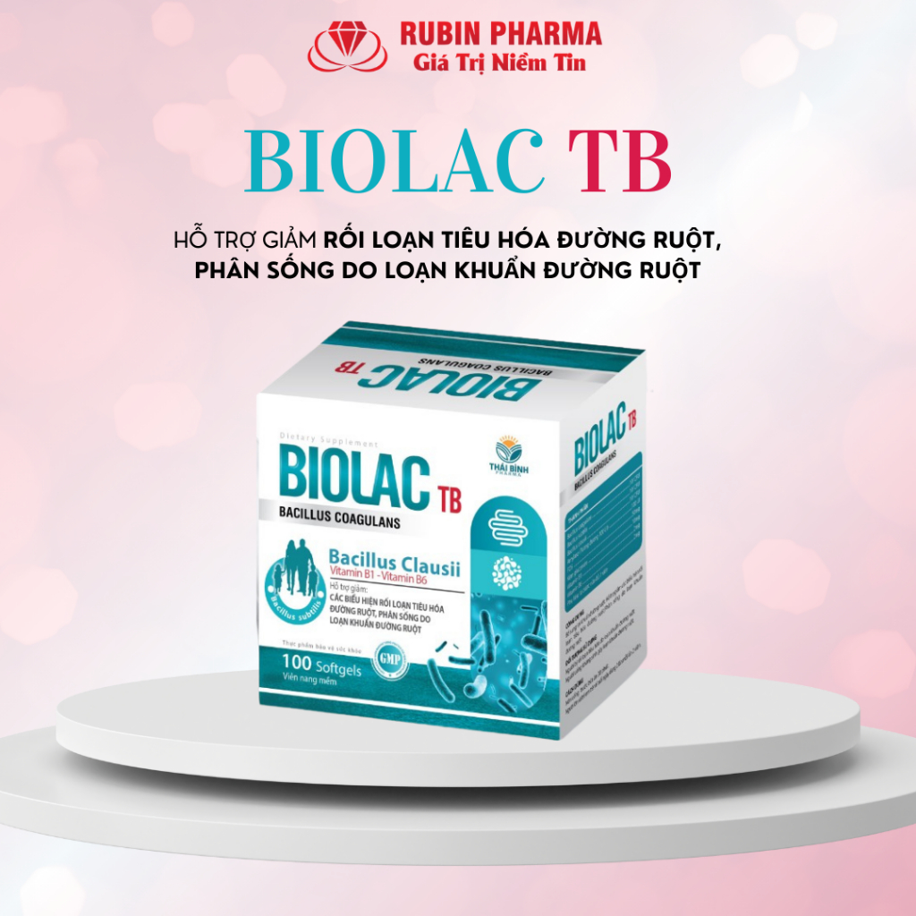 Men vi sinh Biolac TB (Hộp 100 viên) | Shopee Việt Nam