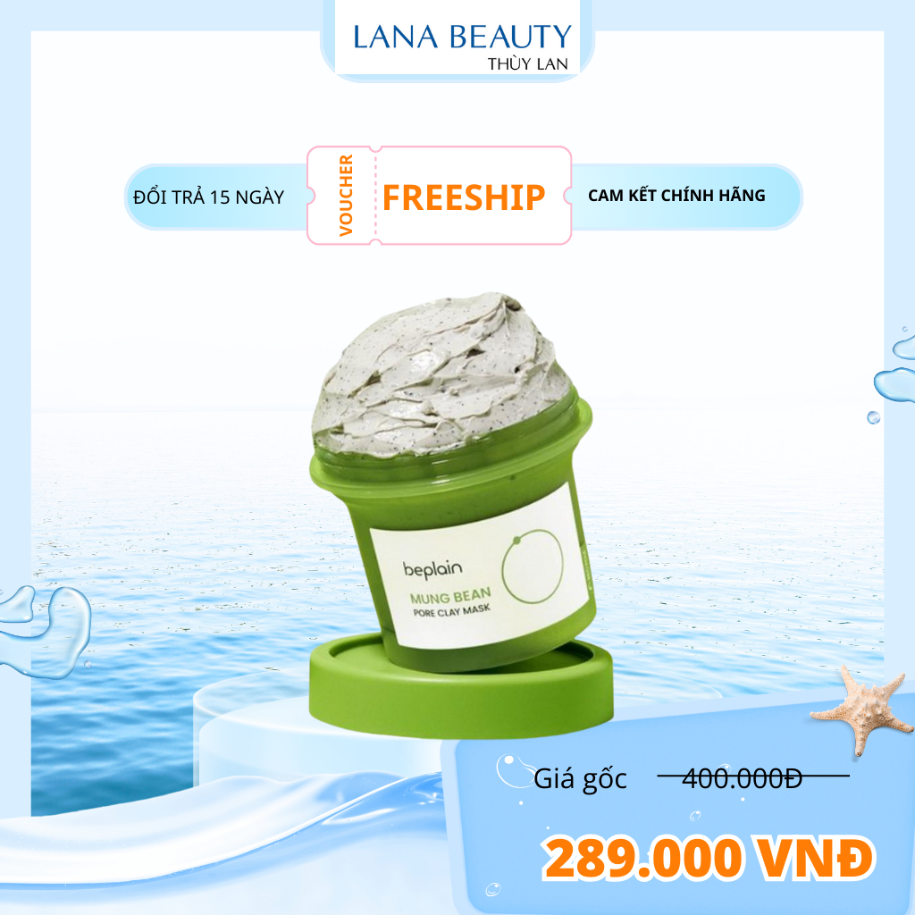 Beplain Mặt nạ đất sét Mung Bean Pore Clay Mask 120ml | Shopee Việt Nam