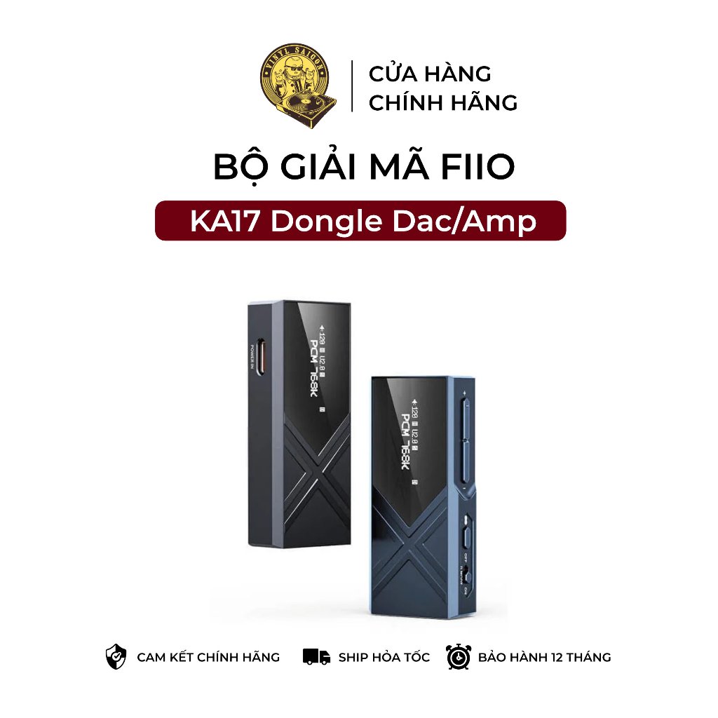 Bộ giải mã di động dongle dac FiiO KA17 - Bảo hành 12 tháng | Shopee ...
